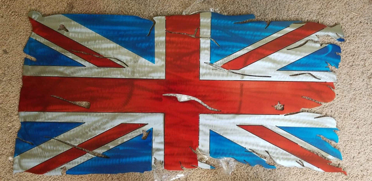 Union Jack Tattered flag – CUTCNC